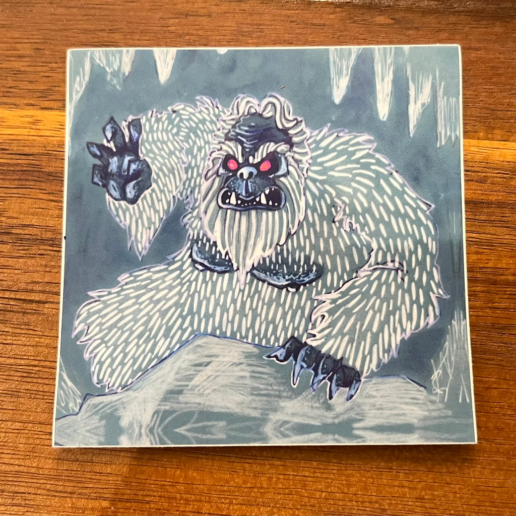 Yeti Waterproof Vinyl Sticker | ArtRat Gallery