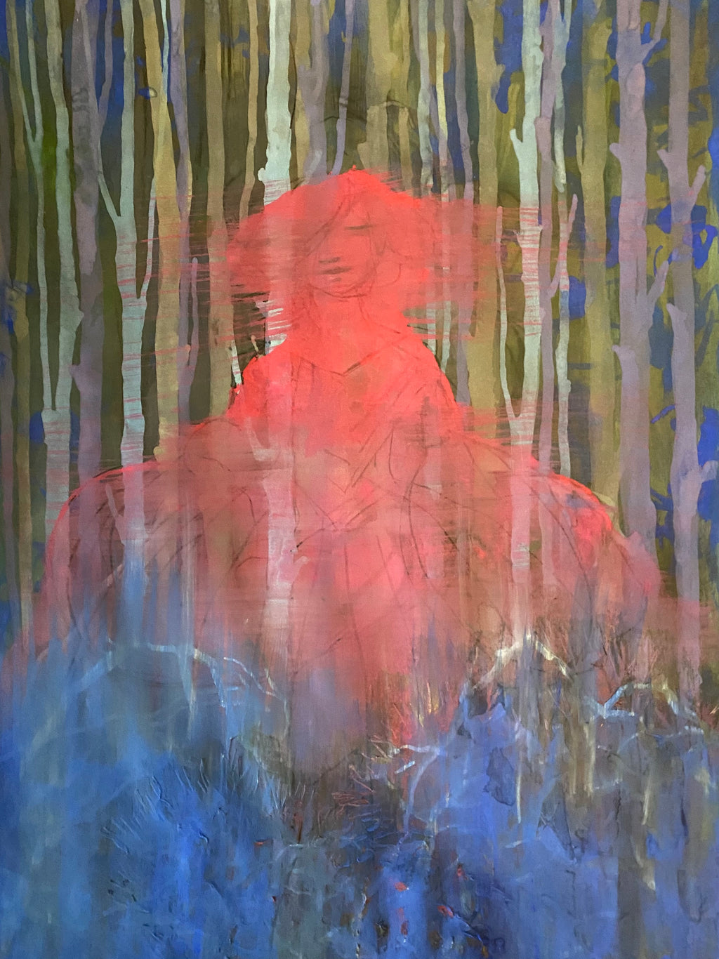 Widows Walk Original Artwork by Nancy Tobin - Watercolor and Cut Paper ...